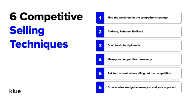 6 Competitive Selling Techniques & Strategies (Win More Deals)