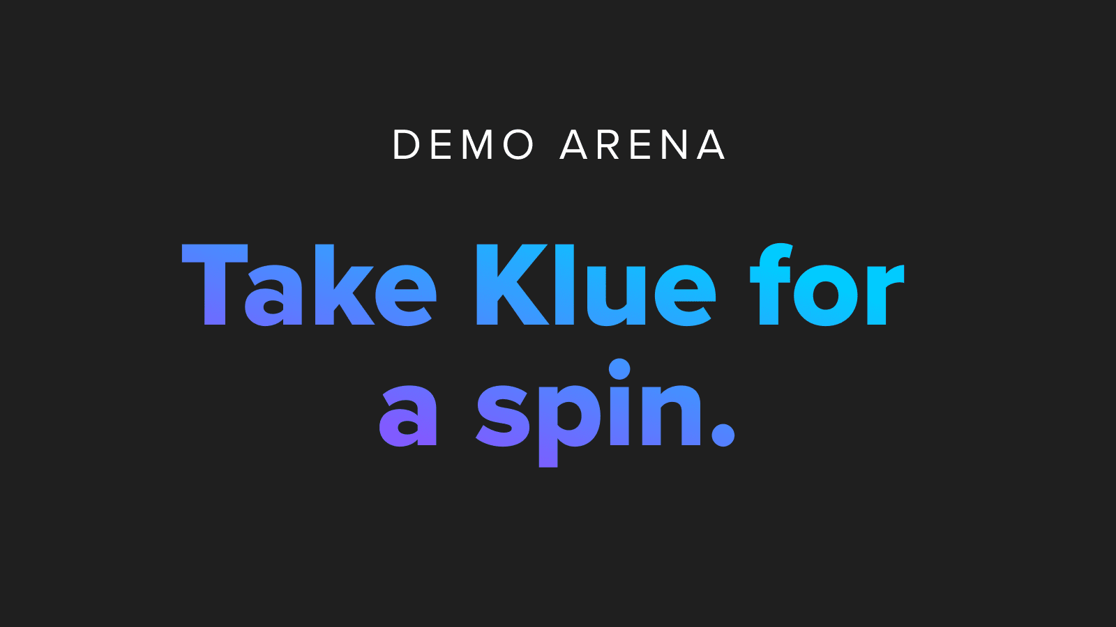 Klue Demo Arena | Explore Competitive Intelligence Tools