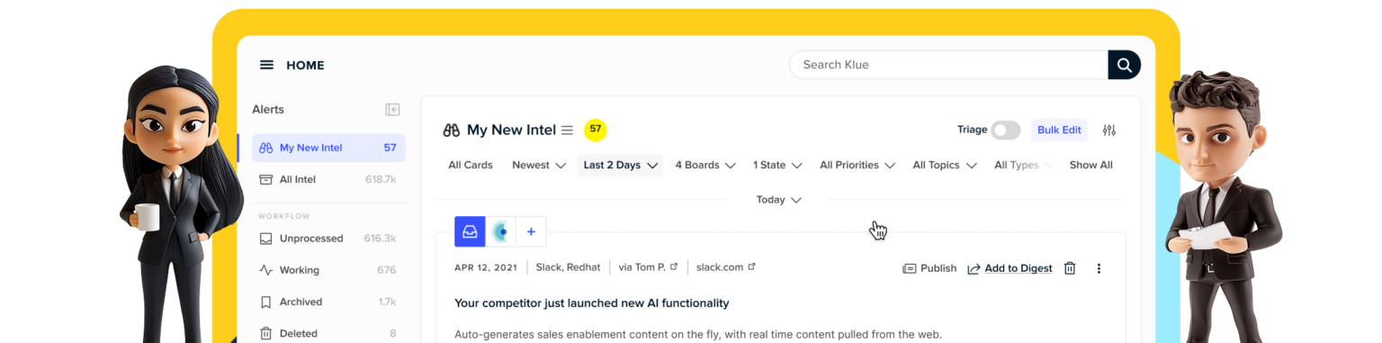 Klue | Competitive Intel + Win-Loss From One Platform