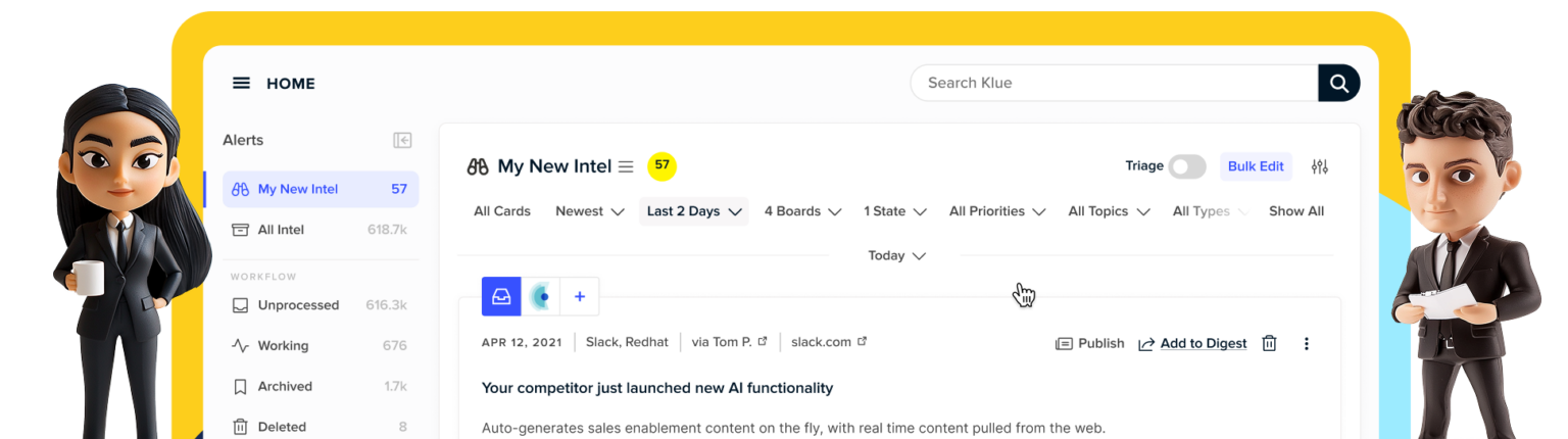 #1 AI Competitive Intelligence Software | Klue